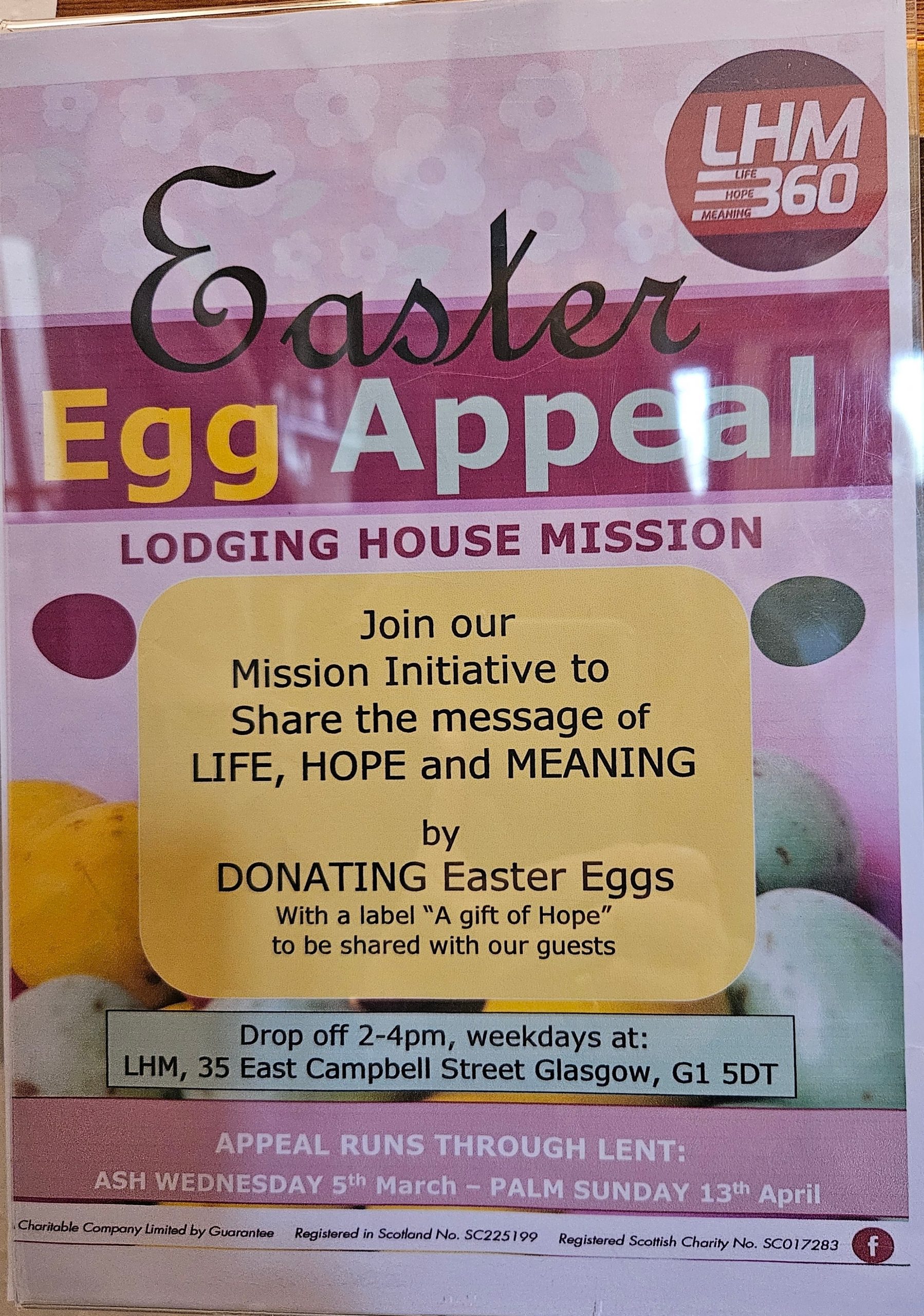 Lodging House Mission – Easter Egg Appeal – Springfield Cambridge ...